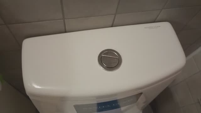 Как выкрутить кнопку сливного бачка унитаза.