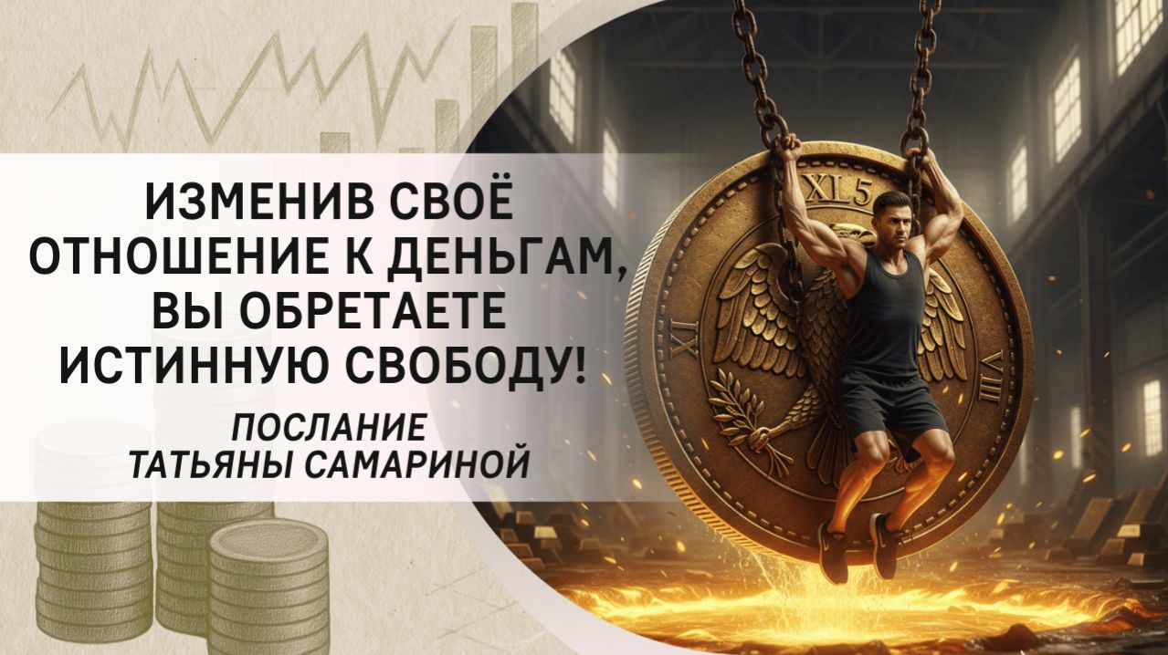 Изменив своё отношение к деньгам, вы обретаете истинную свободу! Послание Татьяны Самариной