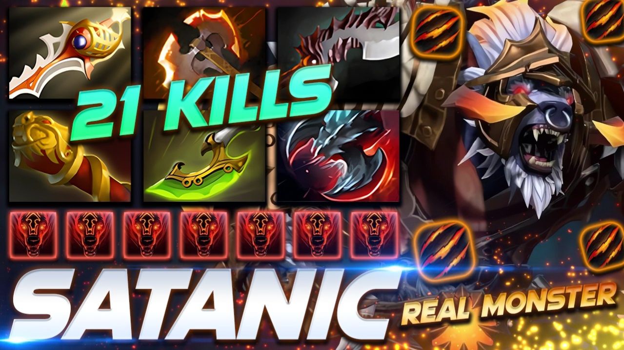 Satanic Ursa Super Monster — профессиональный геймплей в Dota 2 [Смотри и учись]