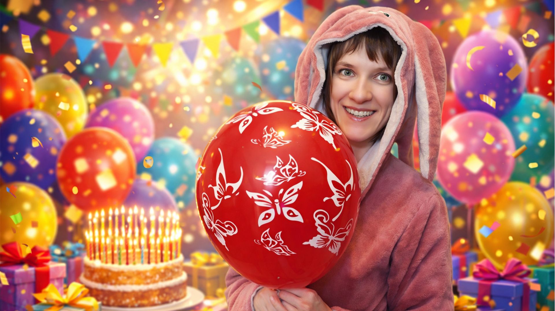 День рождения зайчика(: