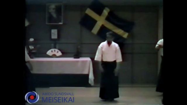 5.Aikido Ai Hanmi Ikkyo Omote Nishio Sensei Uppsala 1994