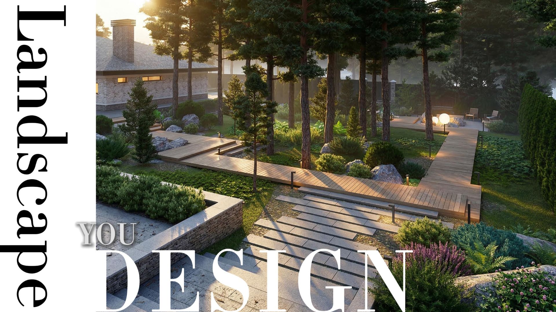 Ландшафт в скандинавском стиле (Scandinavian-style landscape)