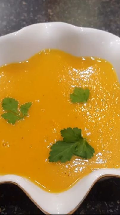 Тыквенный суп-пюре в Пост