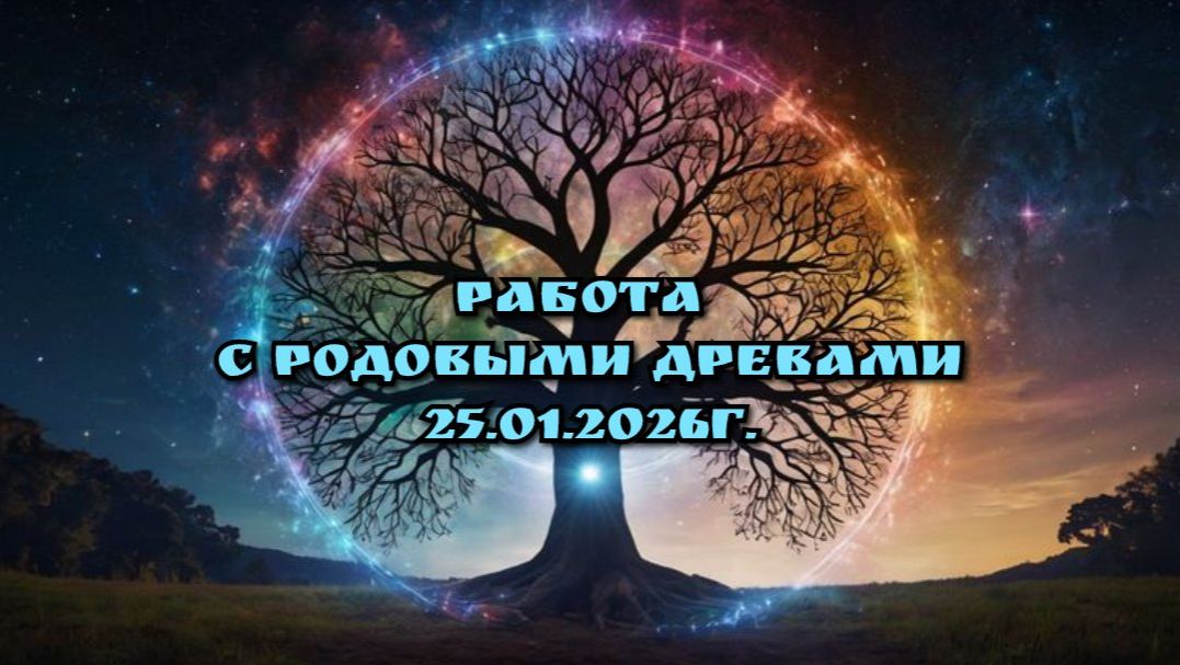 Работа с Родовыми Древами 25.01.2026г