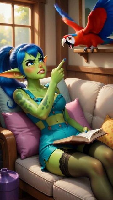 герда и борзый тетерев)))