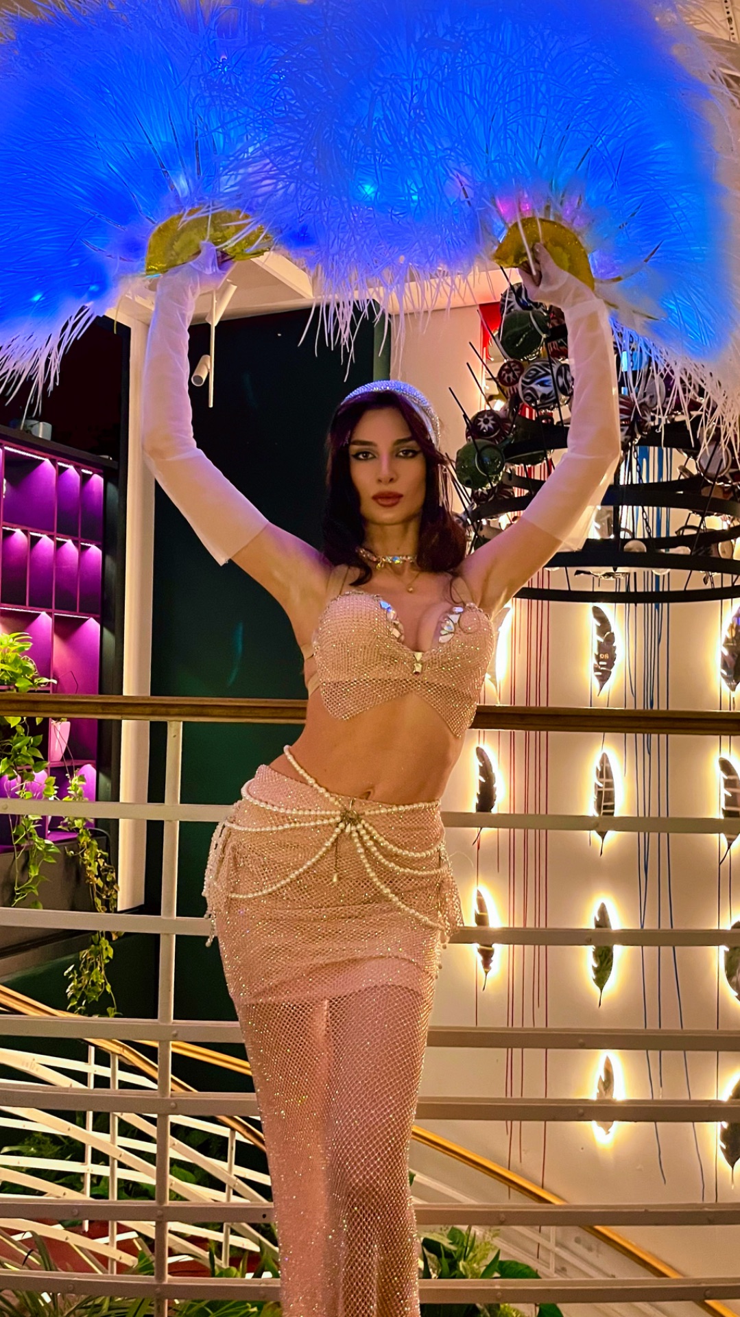 Восточный танец с веерами🦚❤️