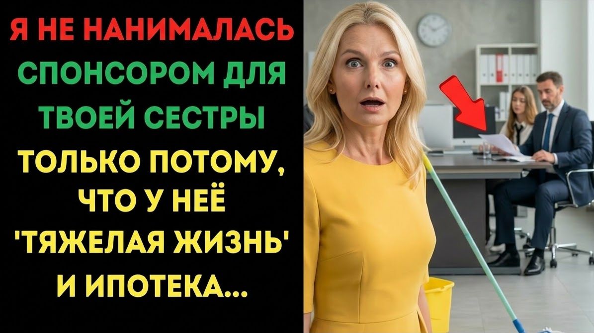 «Я не нанималась спонсором для твоей сестры» Слушать житейские истории. Слушать рассказы из жизни