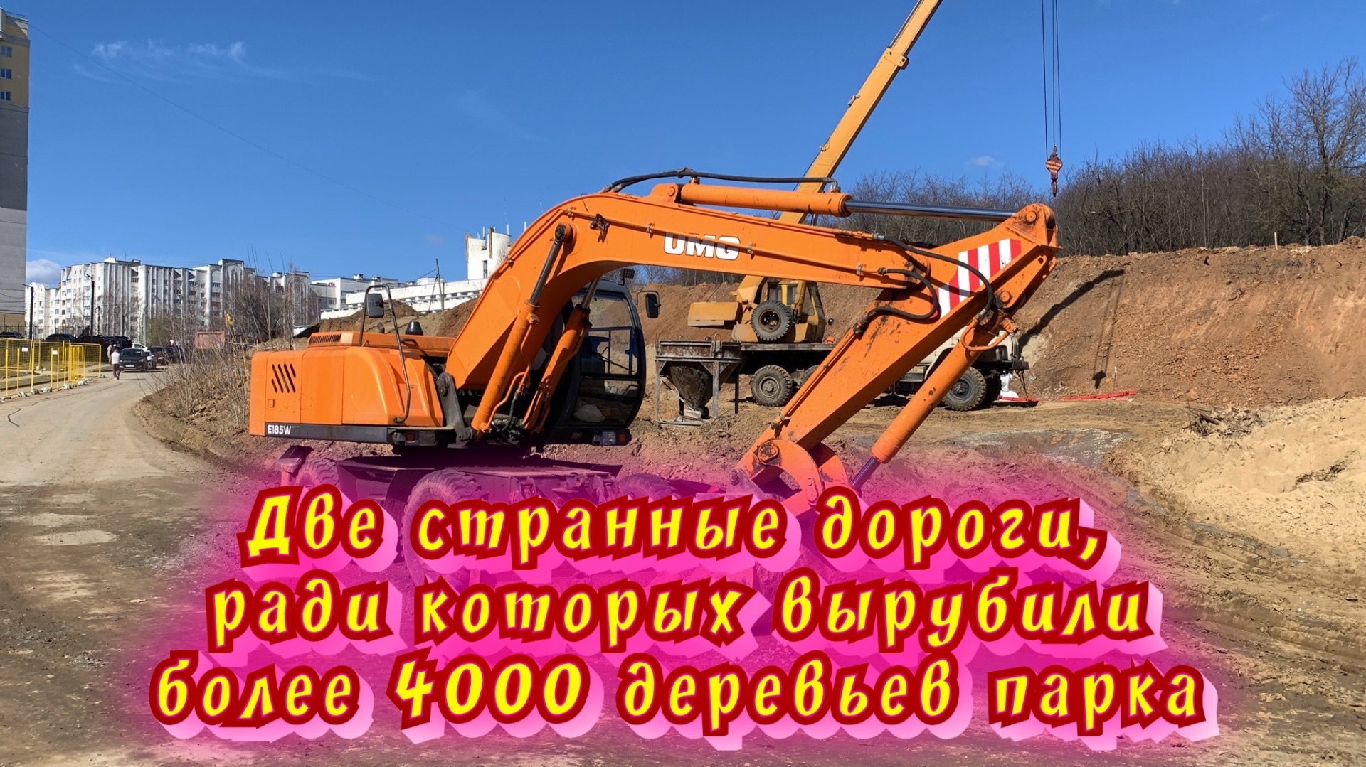 Две странные дороги, ради которых вырубили более 4000 деревьев парка / Архив от 30.03.2025