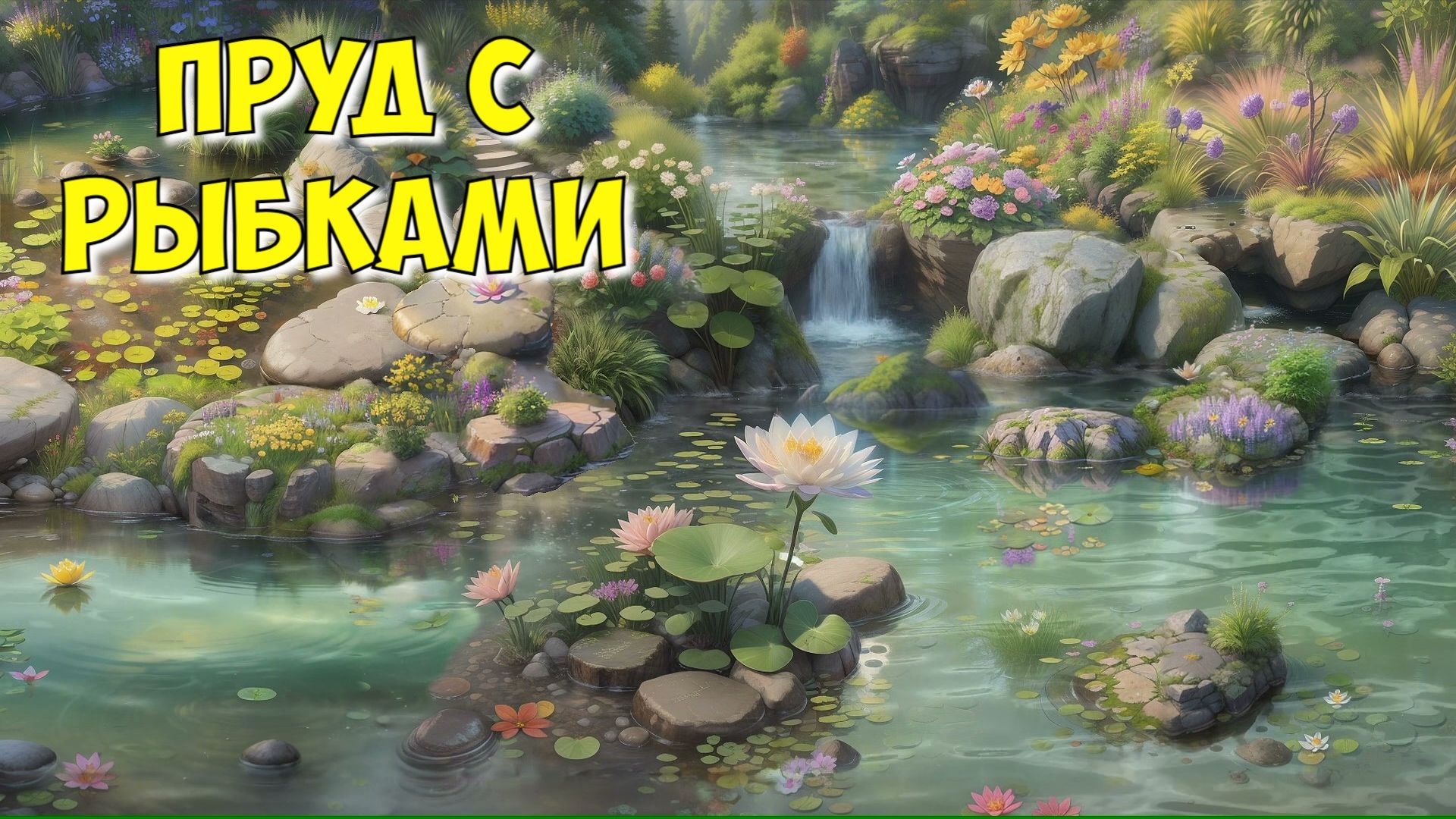 Шум пруда, лечебная мелодия, расслабляющая музыка, relax music