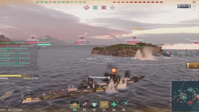 Мир кораблей (World Of WarShips).Линкор Корнилов