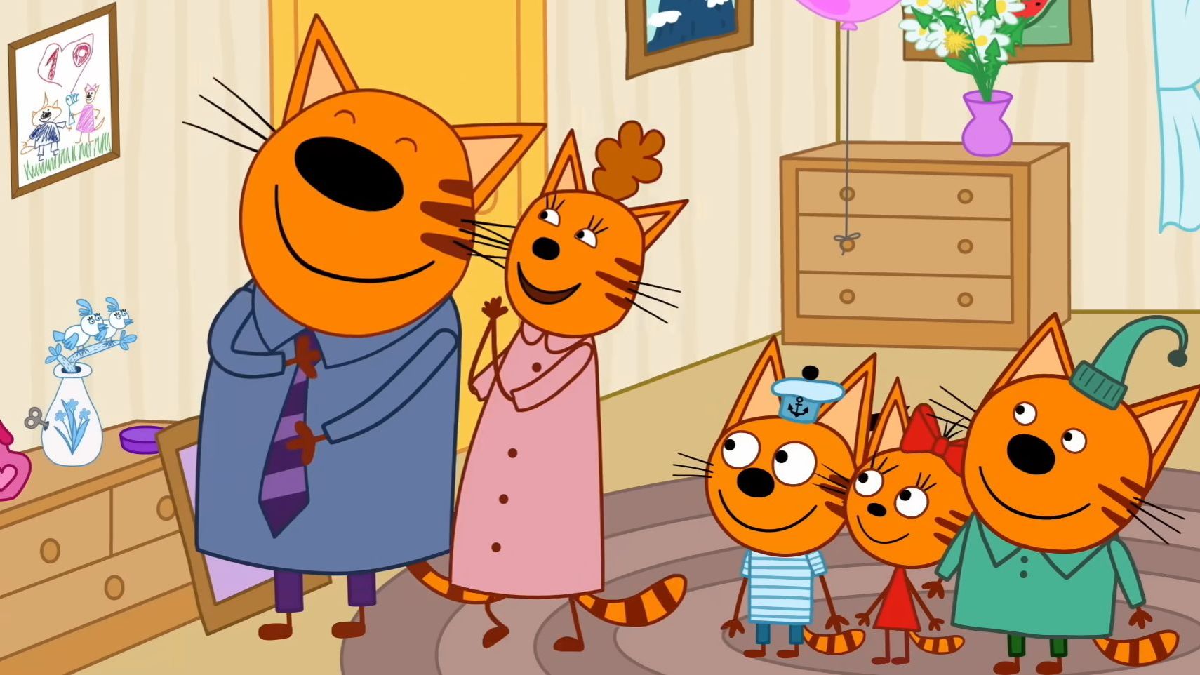 Три Кота — Мультфильм для Детей | Посылка от бабушки | Три Кота Мультик Смотреть | Развивающая Игра