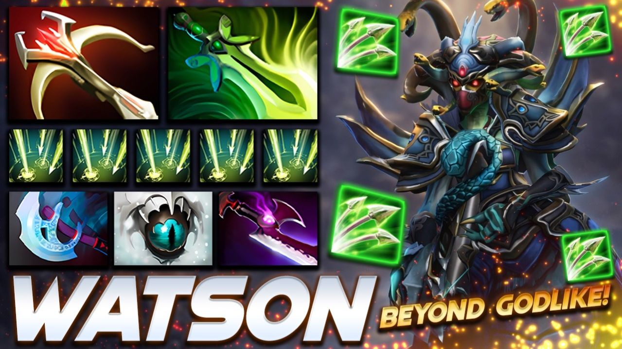 Watson Medusa — профессиональный геймплей в Dota 2 [Смотри и учись]