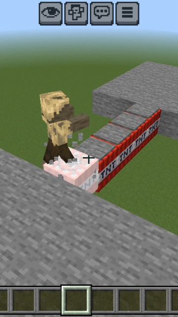 Проверяем IQ отброса в minecraft | ДимА4 minecraft! #Shorts