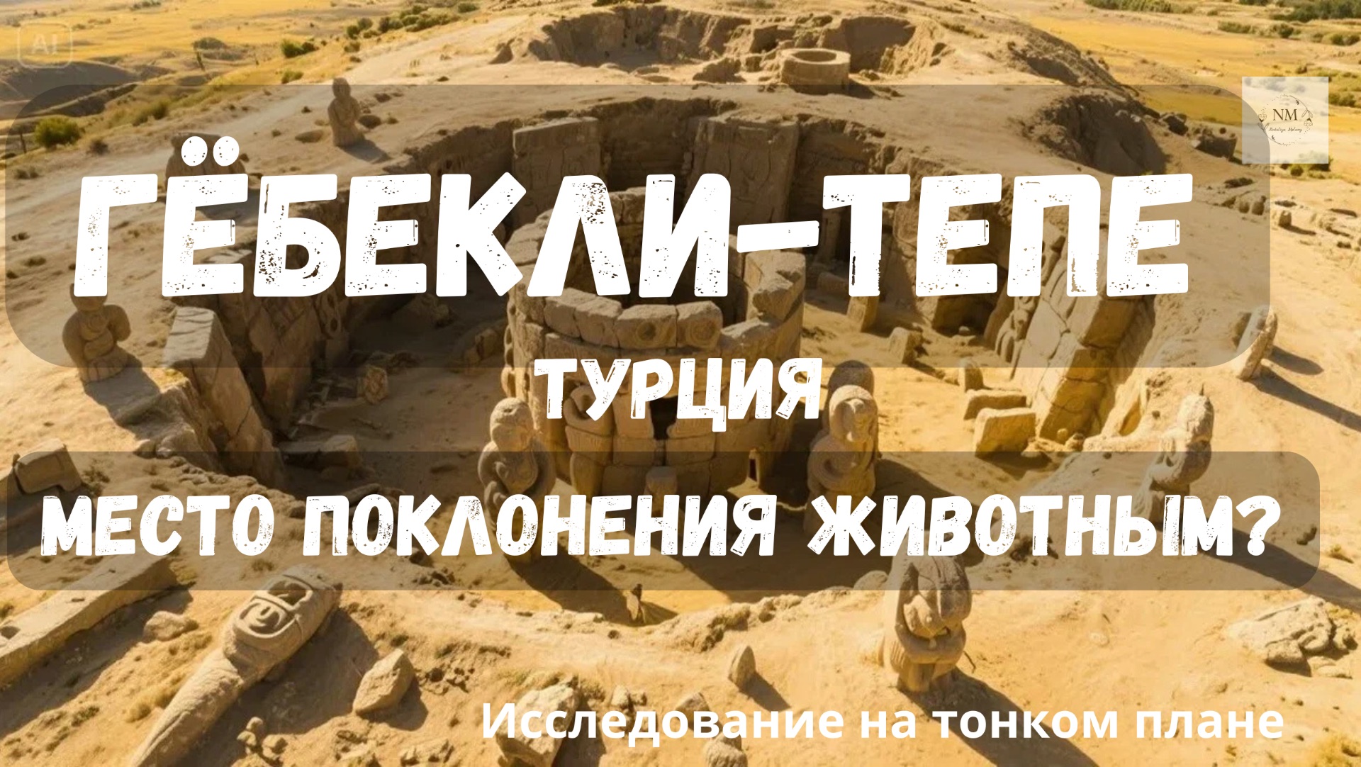ГЕБЁКЛИ-ТЕПЕ. ТУРЦИЯ. МЕСТО ПОКЛОНЕНИЯ ЖИВОТНЫМ? Исследование на тонком плане