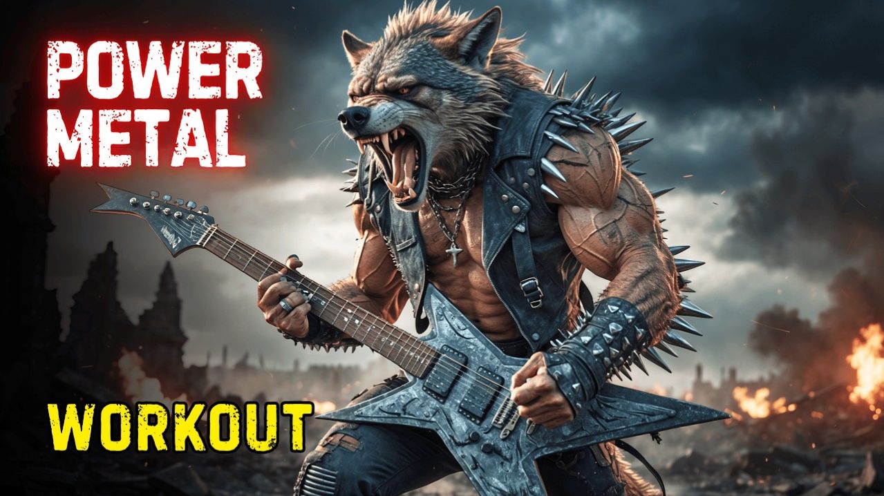 Epic Power Metal Workout ⚡ 1 Hour Instrumental Power Metal Gym Music