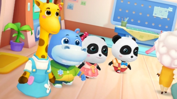 Школьный автобус. Панда. Панда Автобус. Для детей. Детям