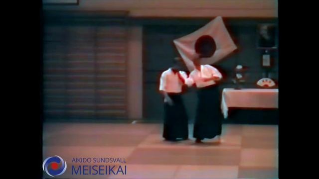 9.Aikido Gyaku Hanmi Chudan Iriminage Nishio Sensei Uppsala 1994