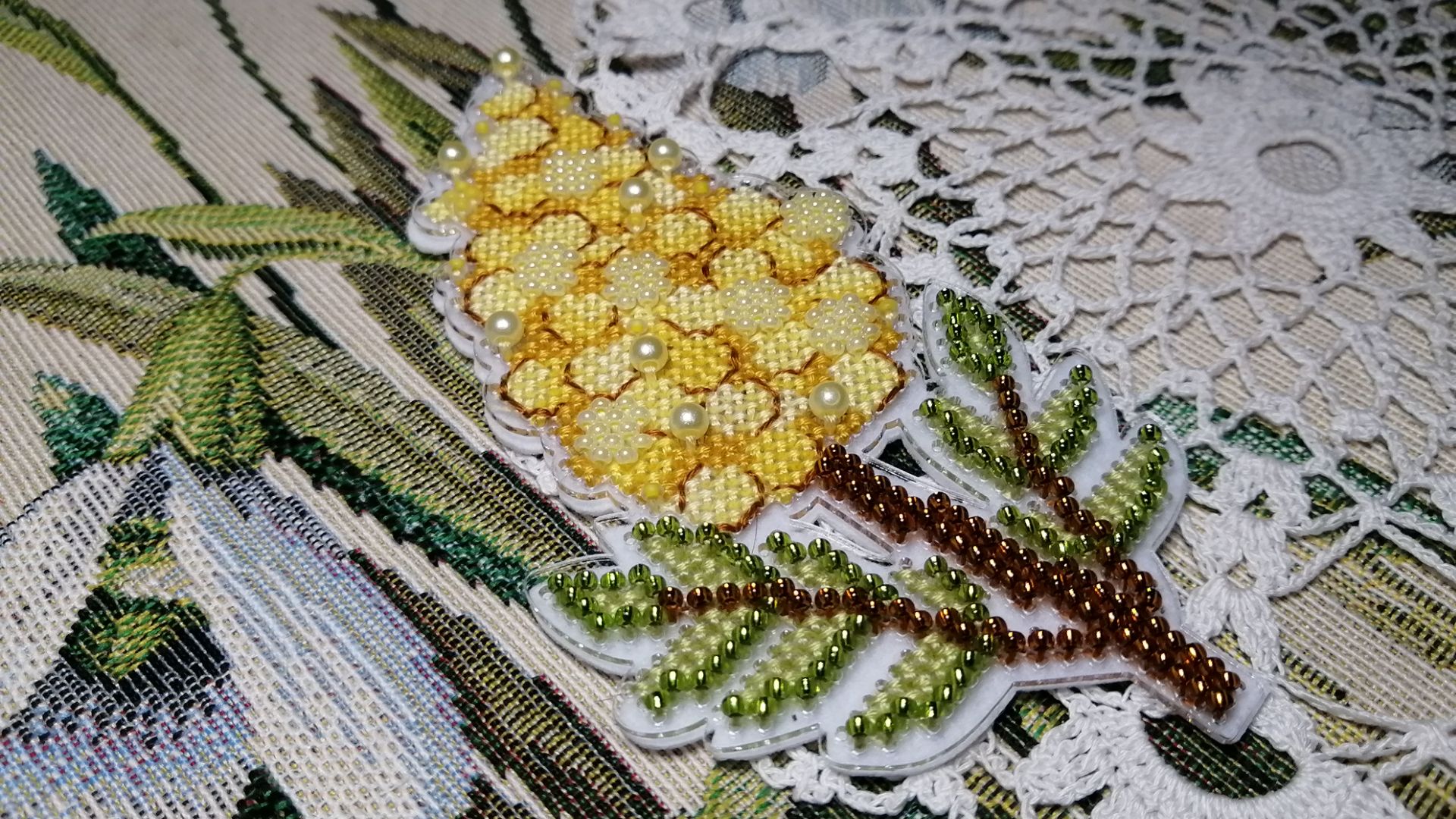 Мимоза (Оксана Ершова, К-0026): от обзора набора до начала работы