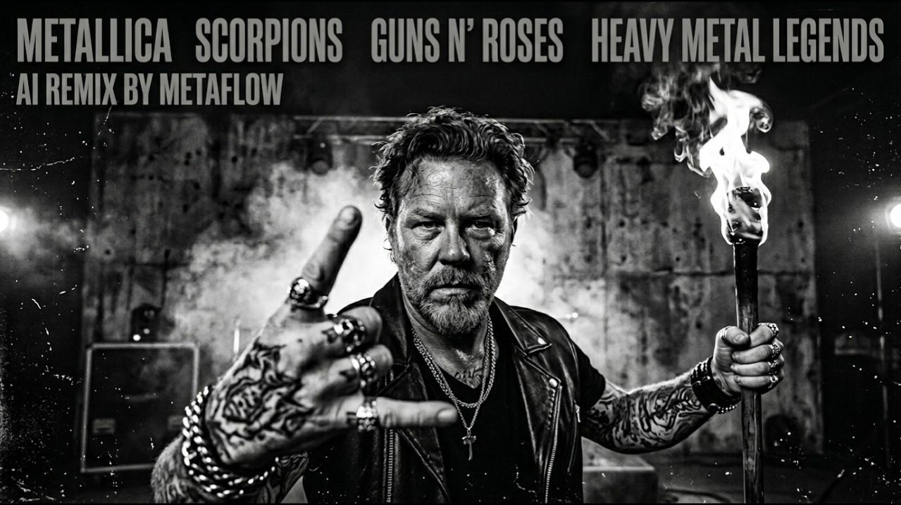 HEAVY METAL LEGENDS – Metallica, Scorpions & Guns N’ Roses Inspired AI Remix Album