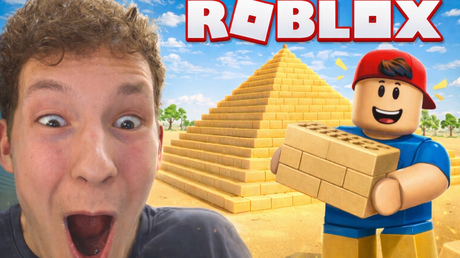 😮ПОСТРОИЛ ПИРАМИДУ В РОБЛОКС! ЕГИПЕТСКАЯ СИЛА💪