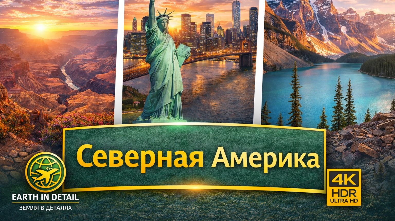 Природные чудеса Северной Америки в формате 4K HDR Ultra HD