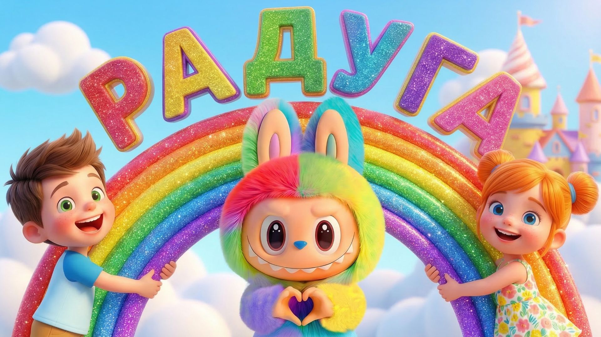 РАДУГА И ВЕСЕЛЬЕ С ЛАБУБУ - ВЕСЁЛЫЕ ПЕСЕНКИ И МУЛЬТИКИ ДЕТЯМ - РАЗВИВАЮЩИЕ МУЛЬТИКИ МАЛЫШАМ