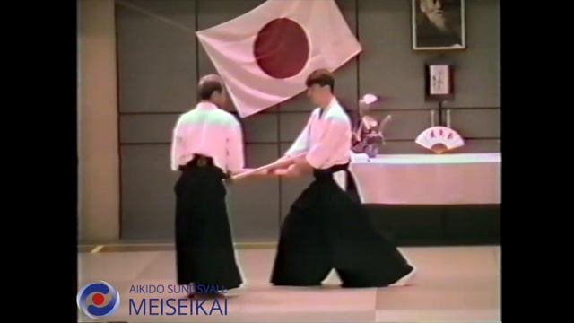 13.Aikido Ken Tai Ken Shomen Uchi Ikkyo Ura Nishio Sensei Uppsala 1994