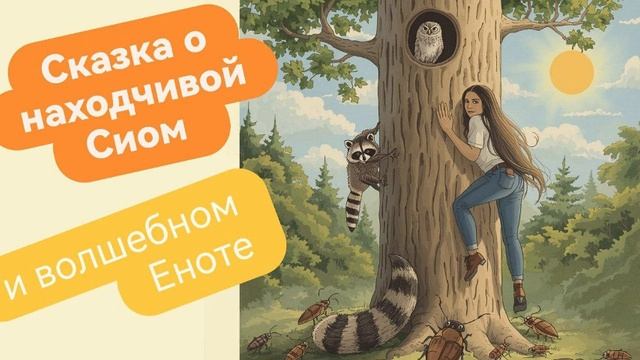 Сказка о находчивой Сиом и волшебном Еноте