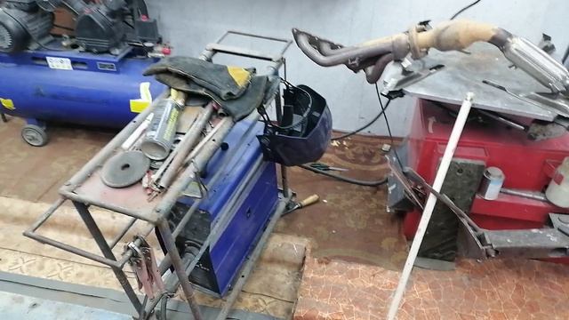 Очередная замена гофры глушителя ховер