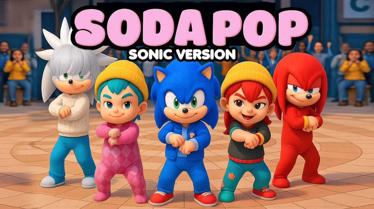 SODA POP В ВЕРСИИ СОНИКА 🦔!!! ЭНЕРГИЧНЫЕ ТАНЦУЛИ K-POP КОМАНДЫ СИНЕГО ЕЖА СОНИКА! 🐱🙀😻