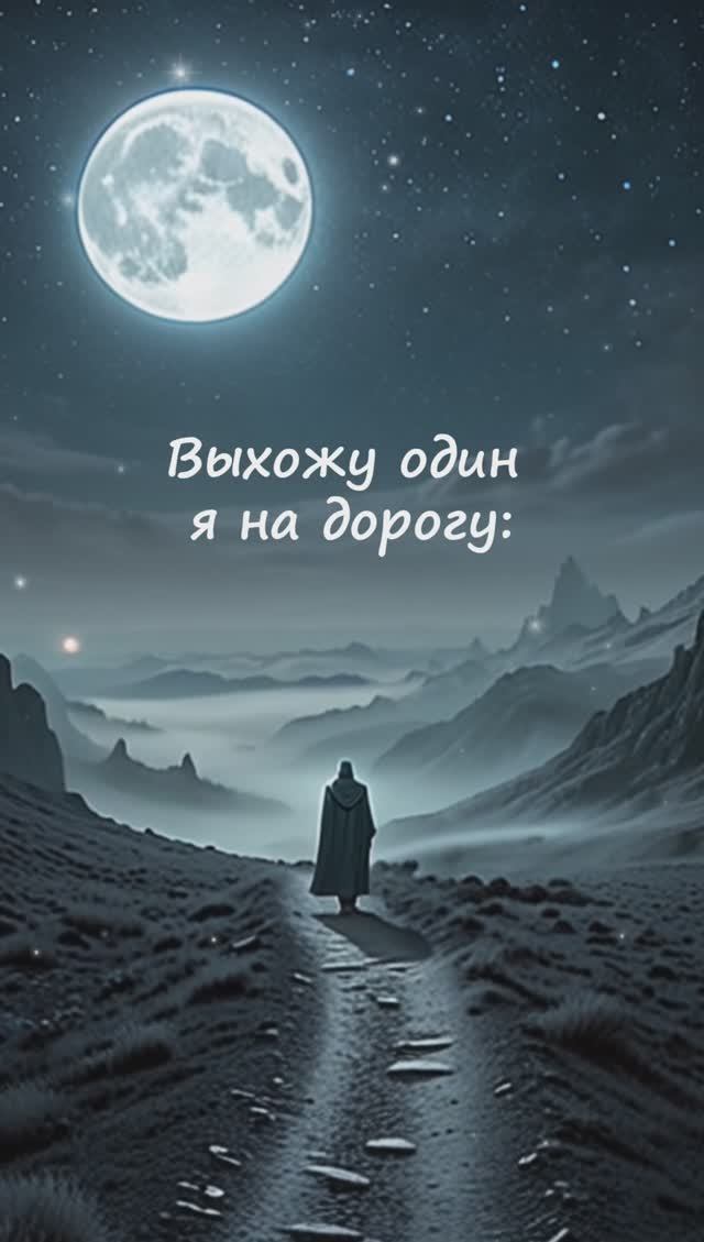 Выхожу один я на дорогу - музыкальная верссия стихотворения Лермонтова
