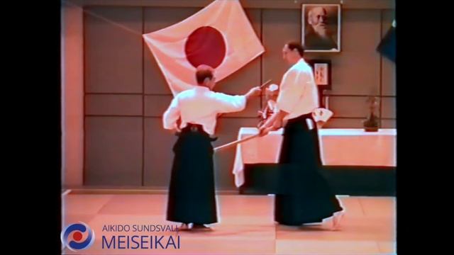 19.Aikido Jo Tai Ken Ai Hanmi Kotegaeshi Nishio Sensei Uppsala 1994