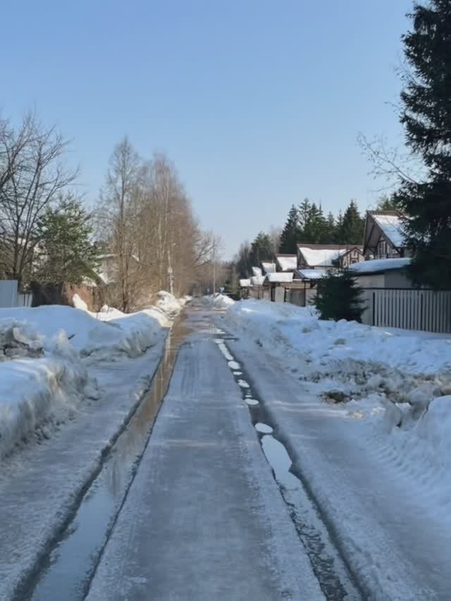 Весна прощается со снегом
