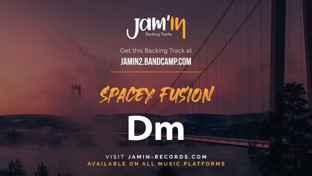 Spacey Fusion Guitar Backing Track in D Minor