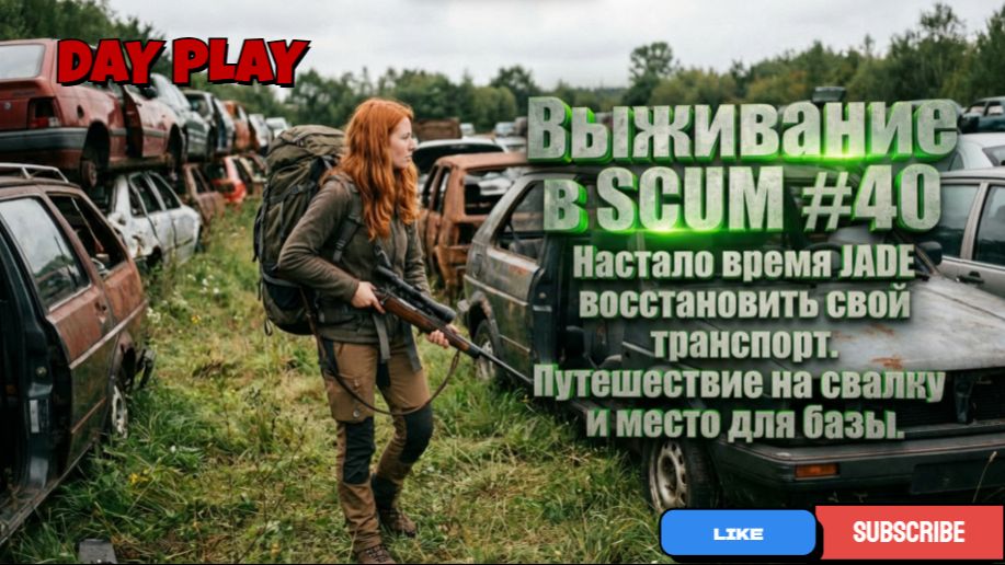 Выживание в SCUM #40 Настало время JADE восстановить свой транспорт !!!
