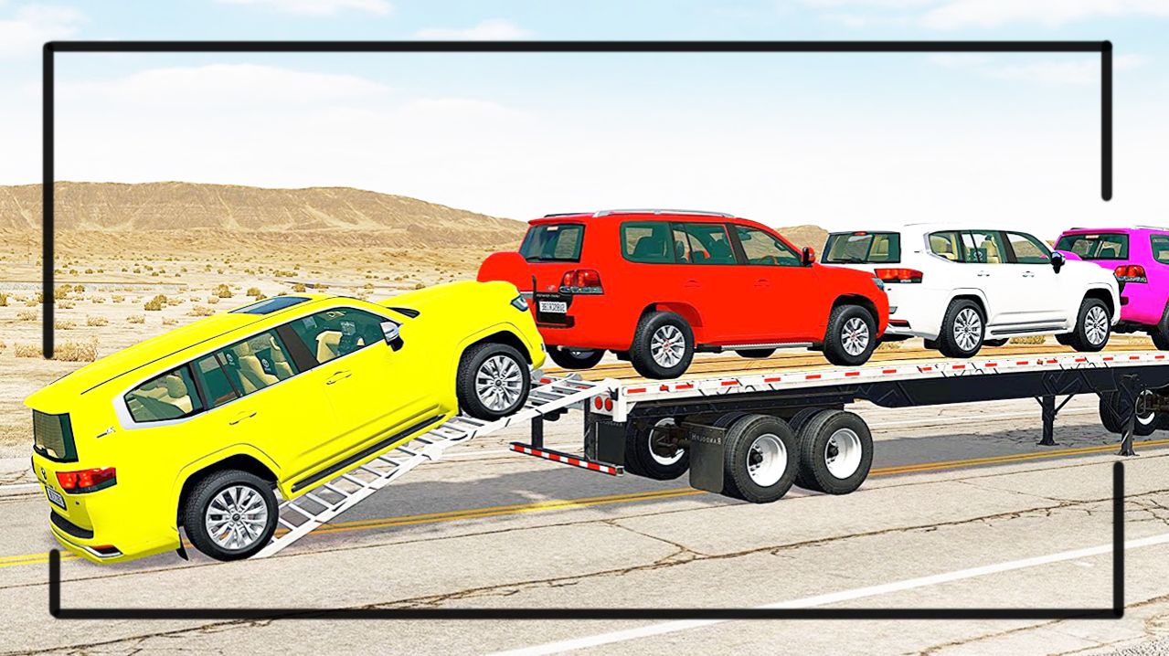 Мультики про машинки. Большие машины испытывают себя на прочность. Смотреть онлайн для детей.