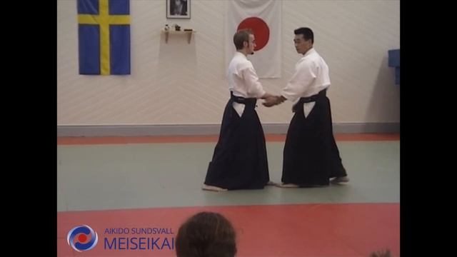 2.Aikido Ai Hanmi Ikkyo Omote Shishiya Sensei Sandviken 2002