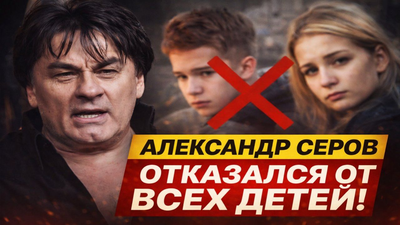 Серов Выгнал Дочь с Внуками под Дождь! Пел о Любви Миллионам, а Выгнал и Отказался от Всех Детей!