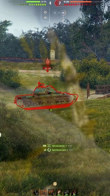 Kranvagn - 4 Фрагов 8.3K DMG • #wot #Kranvagn #миртанков