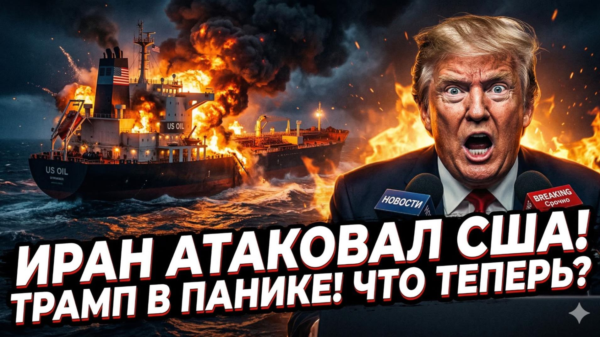 💥Меркурис и Хенингсен | Кошмар Трампа: Иран сжег танкеры США, Белый дом в панике