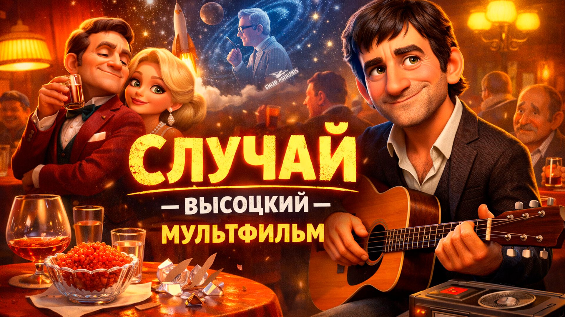 В.С. ВЫСОЦКИЙ — "СЛУЧАЙ" - История ресторанного музыканта (3D мультфильм)