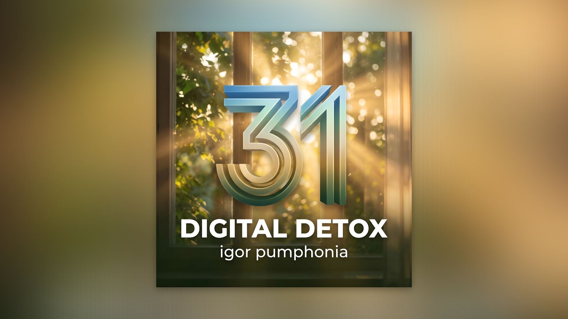 Igor Pumphonia - Digital Detox 31 (Album) — релиз 11.04.2026 (Chillout | Downtempo | Deep House)