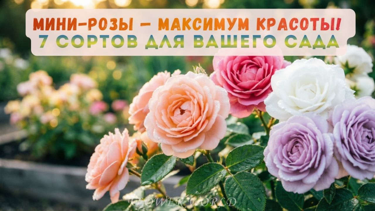 Компактные розы для маленького сада: 7 лучших сортов.🥰