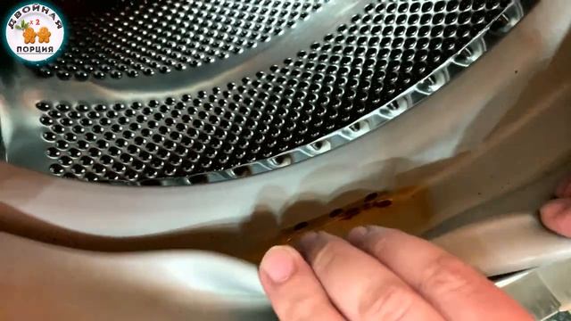 Как очистить стиральную машину! Заглянул под резинку и увидел известковый налет, грязь и плесень!