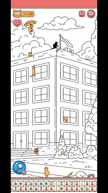 игра найди кошек 196 уровень