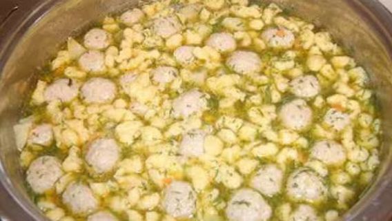 Суп с фрикадельками. Маринкины творинки. Всем МИРА и Добра!