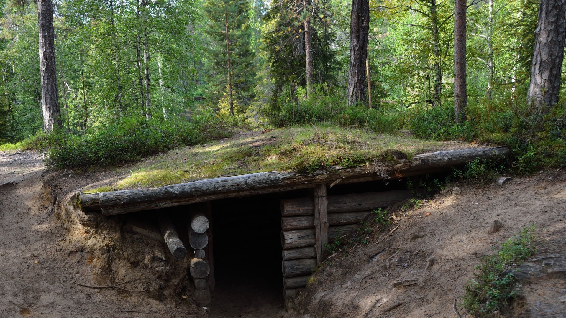 Секрет старой землянки.  Интересная история.