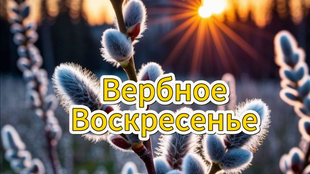 Вербное воскресенье поздравление удача здоровье счастья! 🌿✨