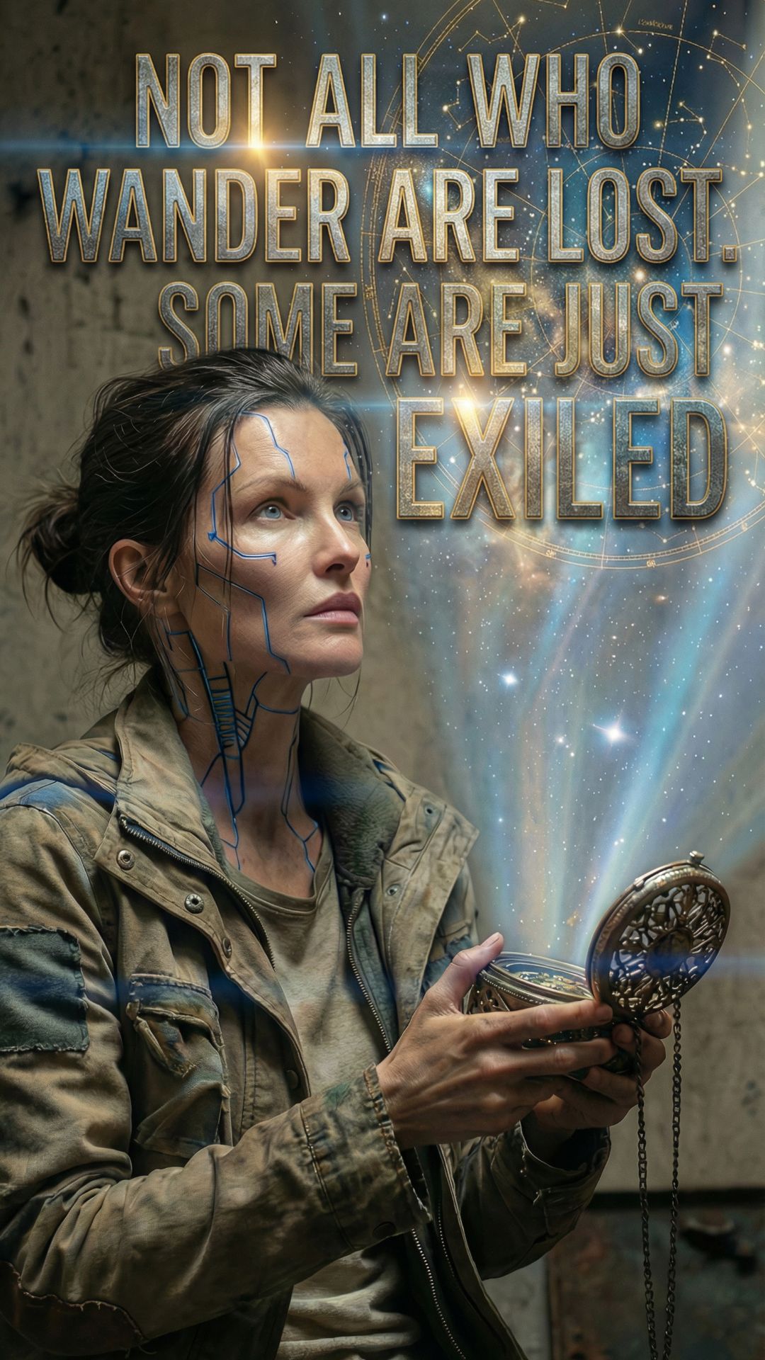 NOT ALL WHO WANDER ARE LOST. SOME ARE JUST EXILED. 👑