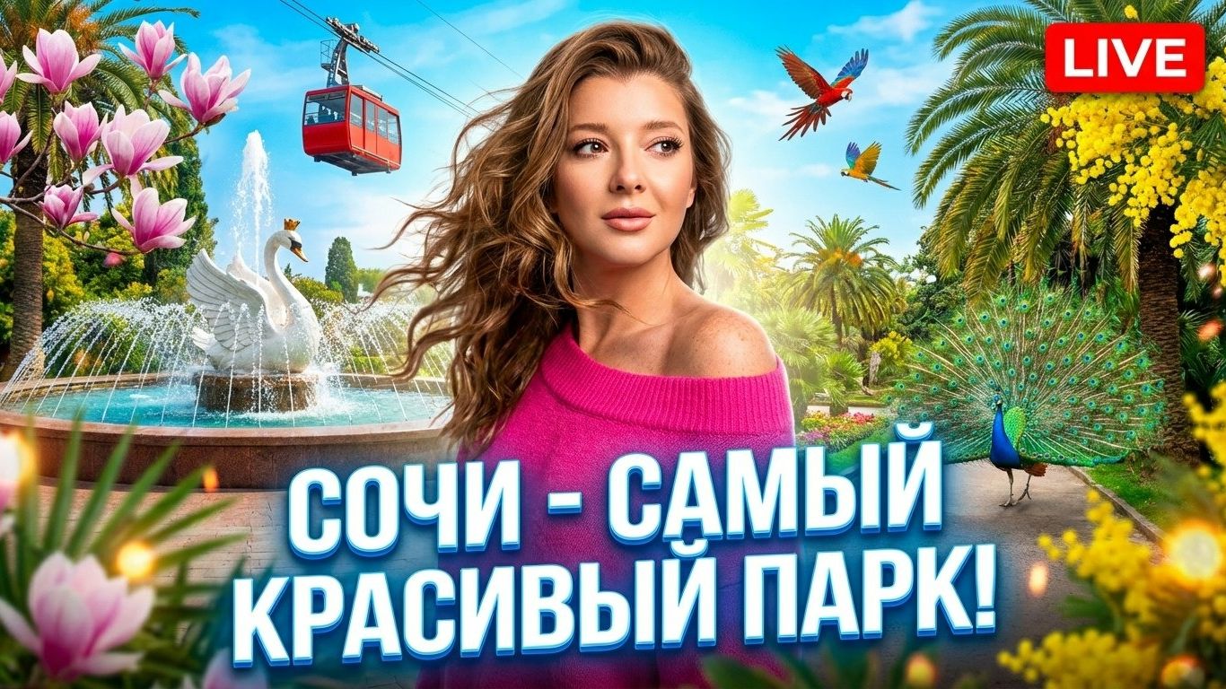СОЧИ - САМЫЙ КРАСИВЫЙ ПАРК ДЕНДРАРИЙ #сочи #всеосочи